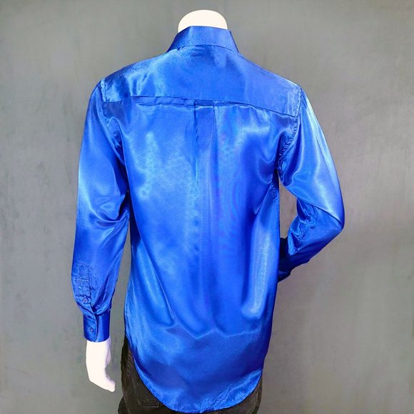 Daniel Ellissa | Shirts | Daniel Ellissa Blue Satin Dress Shirt | Poshmark